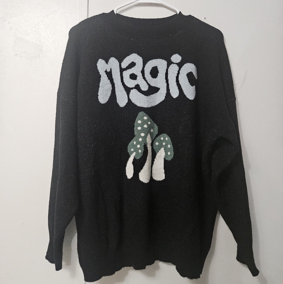 EARTHBOUND | Sweaters | Earthbound Trading Co Magic Mushroom Black ...